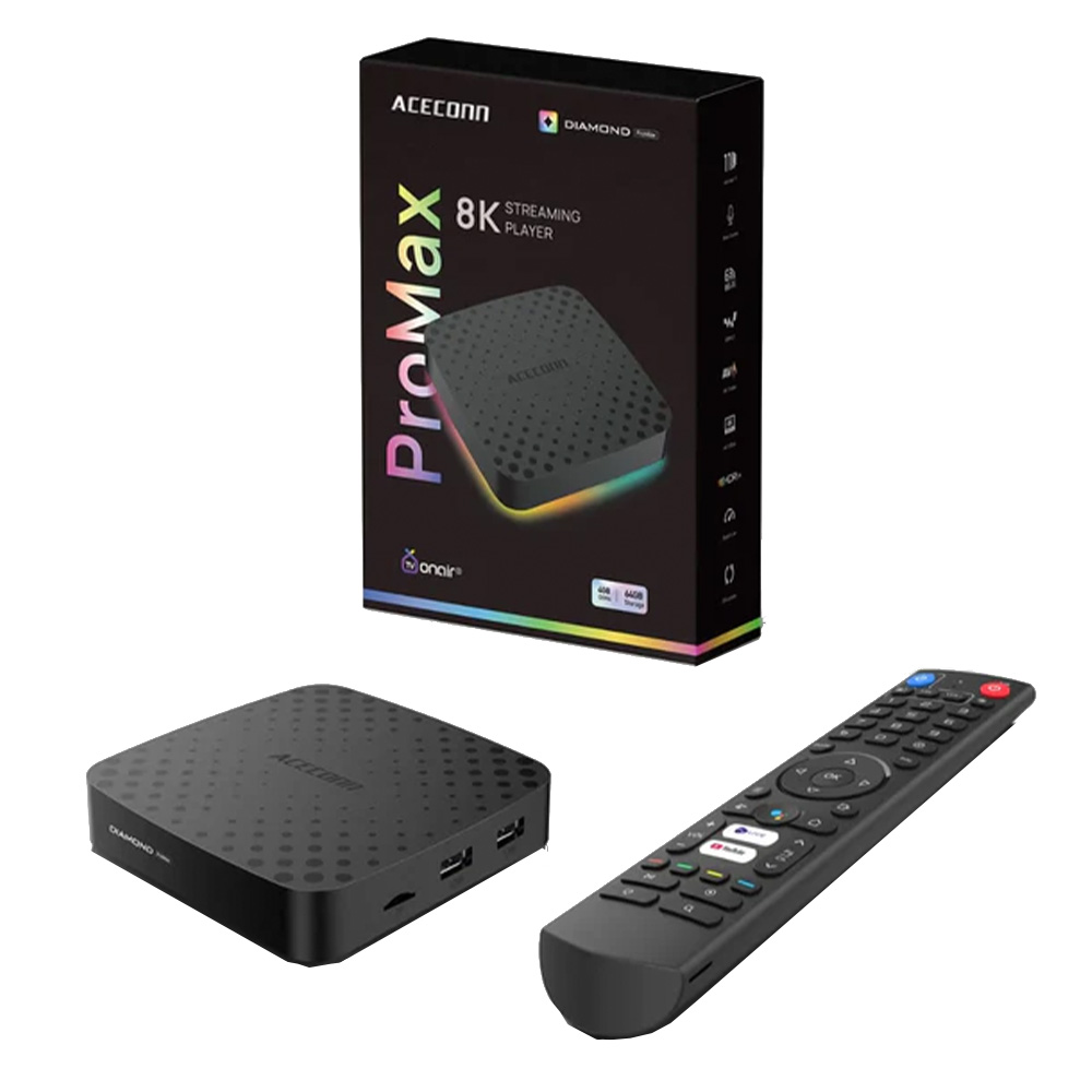 Aceconn Diamond Pro Max - 4K Media Streamer - Slimtronics | Slim bekeken!